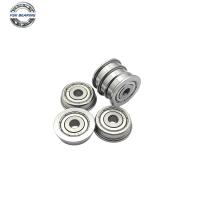 China Single Row F634ZZ Miniature Ball Bearing 4*16*5mm Flange Cup Bearing ABEC-5 for sale