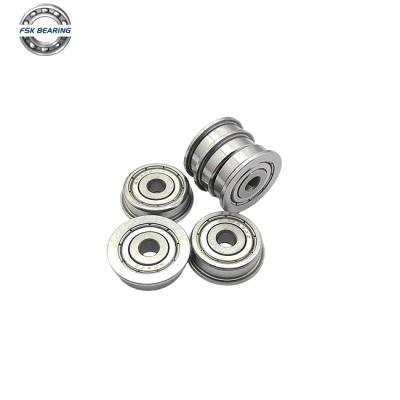 China Single Row F634ZZ Miniature Ball Bearing 4*16*5mm Flange Cup Bearing ABEC-5 for sale