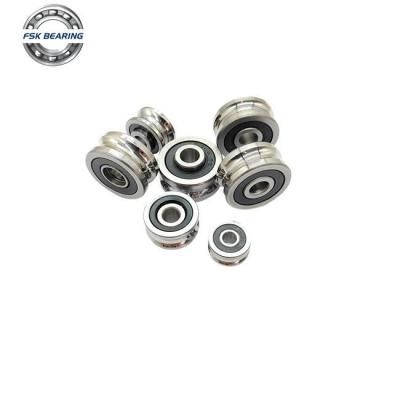 China SG10RS SG15RS SG66RS SG Series U-Groove/T-Groove Countersunk Head Textile Machine Roller Guide Wheel Bearings for sale