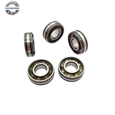 China FSK 6203ZZ 6203ZZRS Double Metal Seal Bearings 17x40x12mm Outer Ring Double Black Groove Rubber Bearings for sale