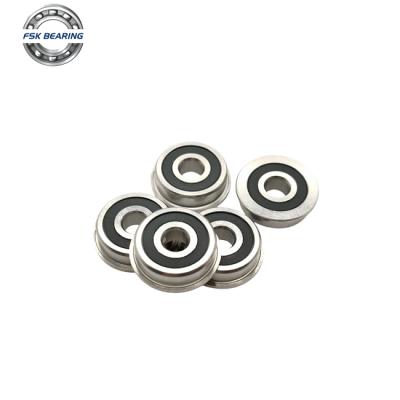 China SF625RS Miniature Flange Deep Groove Ball Bearing 5x16x5mm With Rib 420 Stainless Steel Bearing ABEC-5 for sale