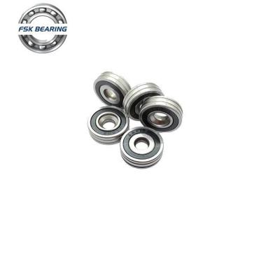 China Carbon Steel C688RS Deep Groove Ball Bearing 5x17x5mm Double Groove Countersunk Bearing for Shower Enclosures With Rubber Coating for sale