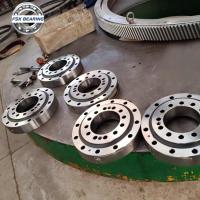 China FSK 010.13.178 Four Point Contact Ball Slewing Bearings Small Slewing Support Without Teeth for sale