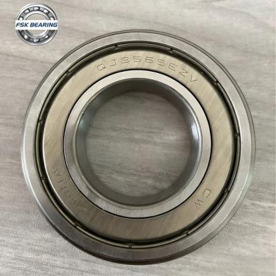 China Flanged QJ3565EZV Four Point Contact Ball Bearing For Steering Gear 35x65/75x16mm for sale