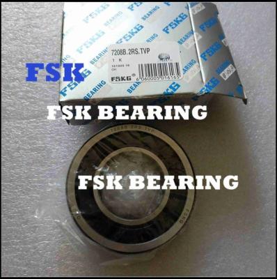 China Sealed Type 7208-B-2RS-TVP Precision Angular Contact Bearing Nylon Cage for sale