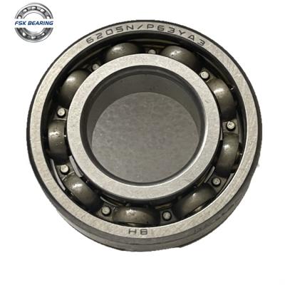China China FSK 6205N/P63YA3 Deep Groove Ball Bearing With Outer Ring Stop Groove 25*52*15mm for sale