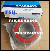 China High Speed 6305LLU Sealed Ball Bearing Red Color Rubber Seal P6 P5 for sale