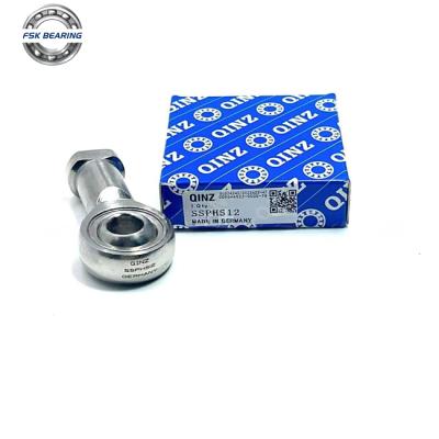 China SSPHS12 Stainless Steel Internally Threaded Rod End Spherical Bearing M12×1.75mm Gcr15 Chrome Steel for sale