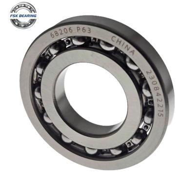 China ABEC-5 68206 P63 Single Row Deep Groove Ball Bearing Gcr15 Chrome Steel 30*62*10mm for sale