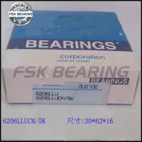 China FSKG 6206LLUCM/5K Single Row Deep Groove Ball Bearing ID 30mm OD 62mm for sale