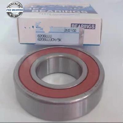 China FSKG 6206LLU Single Row Deep Groove Ball Bearing Gearbox Special Bearing 30*62*16mm ABEC-5 for sale