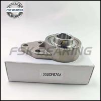 China FSKG SUCFB206 Stainless Steel Outer Spherical Seated Bearing ABEC-3/ABEC-5 Precision for sale