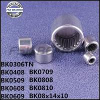 China ABEC-5 BK0808 BK0608 BK0810 BK0609 BK08x14x10 Single-Ended Closed Drawn Outer Ring Needle Roller Bearing 8*12*8mm for sale