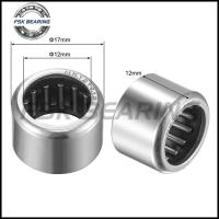 China High Quality HK121712 HK12X17X12 HK121715 HK12X17X15 Stamped Outer Ring Needle Roller Bearing Bore 12mm for sale