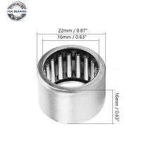 China Open HK1610 Through Hole Stamped Outer Ring Needle Roller Bearing HK1612 BK1612 HK1612K HK1614 HK1616 16*22*10mm for sale