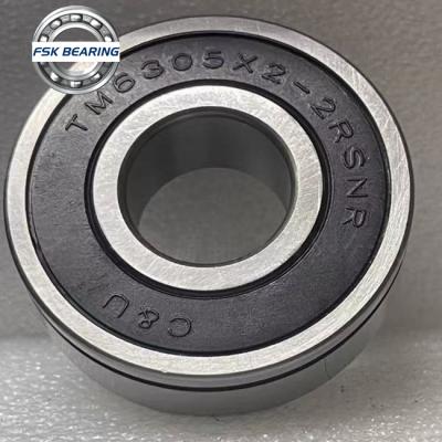 China High‑stiffness TM6305X2‑2RSNR Single Row Deep Groove Ball Bearing 25*62*17mm Long‑life Rotary Part for sale