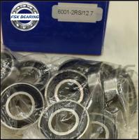 China Compact 6001‑2RS/12.7 Deep Groove Ball Bearing 12.7*28*8mm Auto Transmission Fit for sale