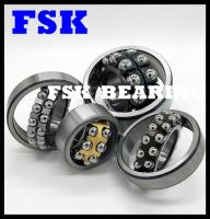 China Double Row 1208 1209 Self Aligning Bearing Steel Cage , Nylon Cage , Brass Cage for sale