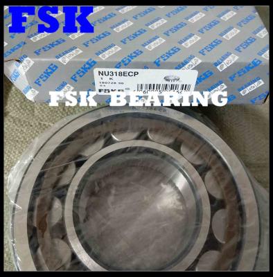 China High Speed NU 317 ECP , NU 318 ECP Cylindrical Roller Bearing Motor Bearing for sale