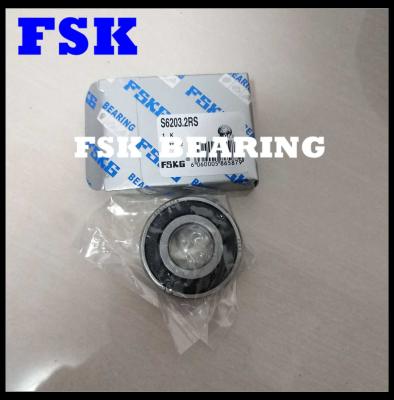 China Stainless Steel S6203 2RS , S6205 2RS Deep Groove Ball Bearing 304 / 316 / 440 for sale
