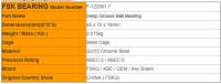 China Single Row F-122901.7 Deep Groove Ball Bearing 45mm x 75mm x 19mm , Y Bearings for sale