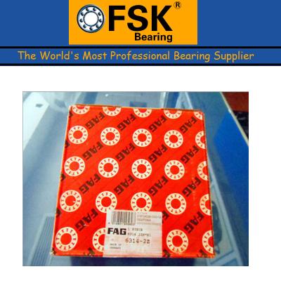 China High Speed Generator Bearing , ABEC-1 Z0V0 / Z1V1 6314ZZ FAG Bearings for sale