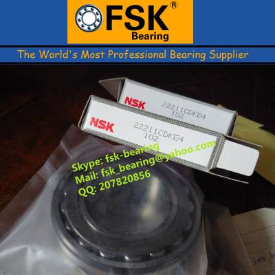 China Cheap Spherical Roller Bearings 55*100*25mm NSK 22211CDKE4 for sale
