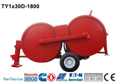 China TY1x30D-1800 Hydraulic Tensioner with 30kN Capacity and 1800mm Bull-Wheel for Transmission Lines for sale