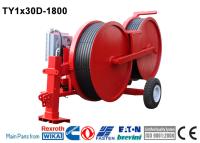 China TY-1x30 D-1800 Hydraulic Cable Tensioner - 30kN Capacity, 5km/h Max Speed Transmission Line Stringing Tool for sale