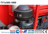 China TY-1x30-D-1800 Hydraulic Cable Tensioner 30kN Capacity 1800mm Bull-Wheel for Transmission Line Stringing for sale