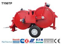 China TY90TP 90kN Hydraulic Puller Tensioner with Cummins Engine | 1500mm Bull-Wheel & 6800kg Weight for sale