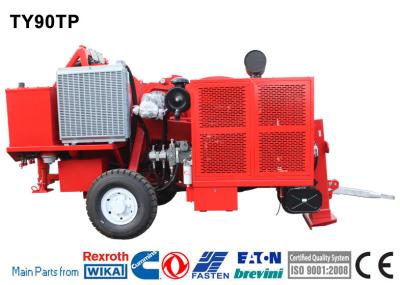 China TY90TP Hydraulic Puller Tensioner - 90kN Power Line Stringing Equipment with 118kW Cummins Engine for sale