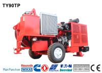 China WIKA TY90TP 90kN Hydraulic Puller Tensioner with 1500mm Bull-wheel for Transmission Line Construction for sale