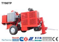 China TY90TP 90kN Hydraulic Puller Tensioner with 5km/h Speed and Water-Cooled Diesel Engine for Transmission Line Stringing for sale