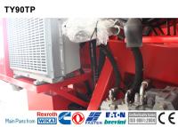 China TY90TP Hydraulic Cable Puller Tensioner - 90kN Capacity, 5km/h Speed, 1500mm Bull-Wheel for sale