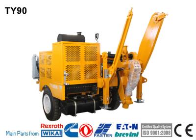 China TY90 90kN Hydraulic Cable Puller for Overhead Line Stringing - 540mm Bull-wheel, 4680kg Weight for sale