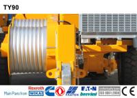 China TY90 Hydraulic Cable Puller with Cummins Engine - 90kN Max Pull, 540mm Bull-wheel for Overhead Line Stringing for sale