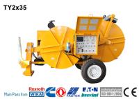 China TY2x35 Hydraulic Cable Tensioner with 2x35kN Continuous Tension and 1300mm Bull-wheel for Overhead Line Stringing for sale