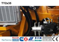 China 2x30kN Hydraulic Cable Tensioner Stringing Equipment For Overhead Power Lines for sale