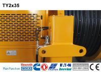 China Transmission Line Stringing Tools 2x40kN Hydraulic Tensioner With Cummins Engine for sale