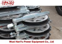 China SHD-660X100 Single Conductor Pulley - 660×100mm Aluminum Wheel with 20kN Rated Load for Power Line Installation for sale