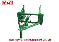 China 50kN Stringing Tools Reel Carrier Trailer 100mm Axel Diameter for sale