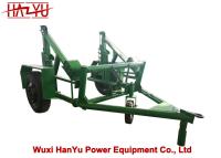 China 80kN Capacity Reel Carrier Trailer Overhead Line Stringing Equipment for sale