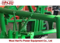 China 30kN Reel Carrier Trailer Stringing Equipment for Overhead Power Lines 2400mm Reel Diameter for sale