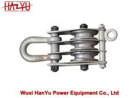 China TYQHN QHN1-3 Aluminum Alloy Snatch Block - 3 Sheaves, 10kN Capacity, 80×27mm Dimensions for sale