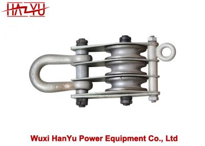China TYQHN QHN1-3 Aluminum Alloy Snatch Block - 3 Sheaves, 10kN Capacity, 80×27mm Dimensions for sale