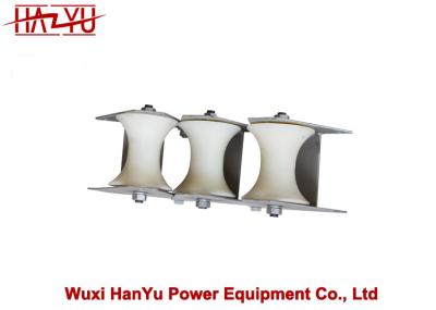 China TYSH130S Triple Nylon Cable Pulley 10kN Load Capacity 100mm Cable Diameter for Power Line Construction for sale