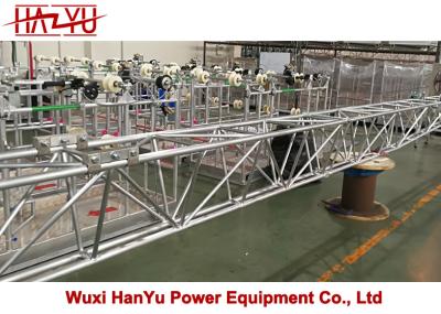 China 7m-34m Guided Suspended Working Platform with Aluminum Construction for Conductor Jumper Installation for sale