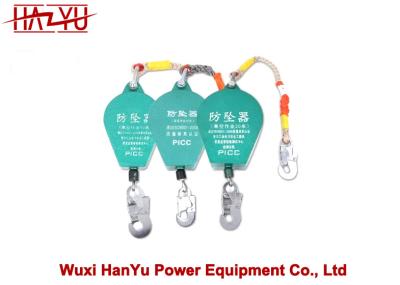 China 23kN Strength Anti Fall Arrester Safety Device Stainless Steel 3m-50m Cable for sale