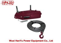 China 54kN Lifting Capacity Aluminum Wire Rope Tirfor Hand Winch 20mm Rope for sale
